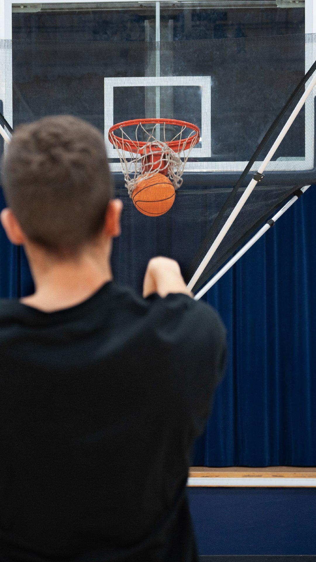SwishGrid Basketball Rebounding Machine & Shot Trainer